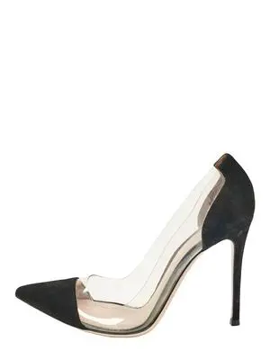 GIANVITO ROSSI 100mm Transparent-Panel Pumps