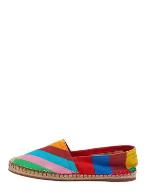 Valentino Garavani Striped Espadrilles - Red