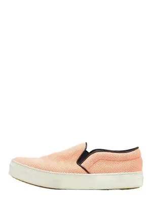 Celine 2024 Checked Canvas Slip-on Sneakers - Pink
