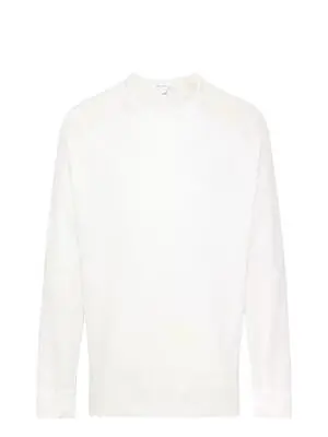 JAMES PERSE Ribbed Crewneck Sweatshirt - Neutrals