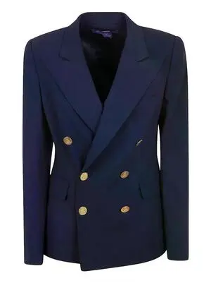 Ralph Lauren Camden Double-breasted Blazer - Blue