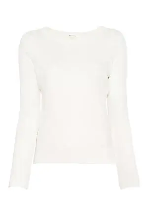 MAISON123 Lena Long-sleeve Top - Neutrals