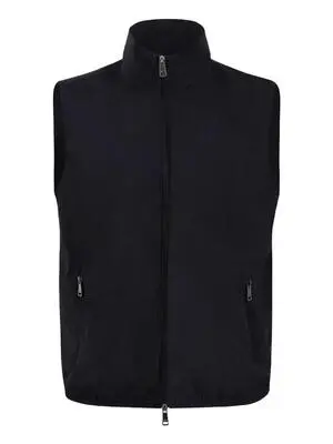 Paul & Shark Wool Zip Gilet - Blue