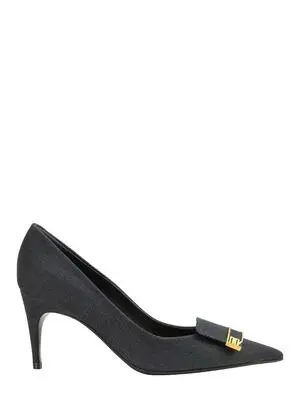 SERGIO ROSSI Evolv Pointed-toe Buckle Pumps - Blue