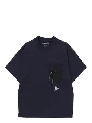 AND WANDER MAGLIETTA CON TASCA Blu