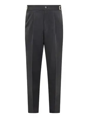 CELLAR DOOR Belted Trousers - Grey