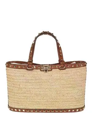 Valentino Garavani Rockstud Tote - Neutrals