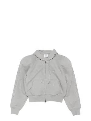 Vetements Jersey Zip Hoodie - Grey