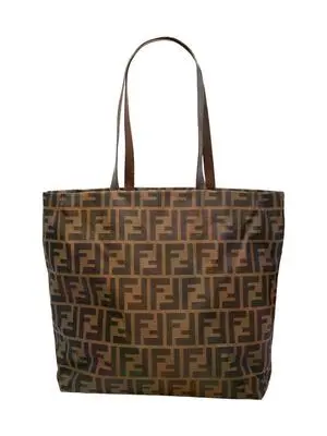 Fendi Zucca Canvas Tote Bag - Brown