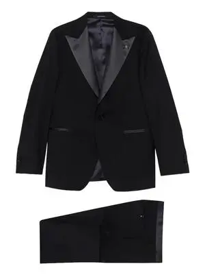 Tagliatore Peak-lapel Suit - Blue
