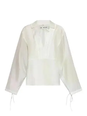 Munthe Babette Tie-neck Blouse - Neutrals