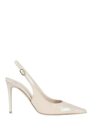 Roberto Festa Pointed-toe Slingback Pumps - Neutrals