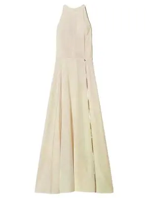 TWINSET Halterneck Tie Dress - Neutrals