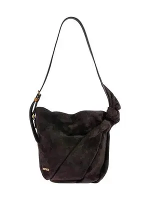 ROTATE BY BIRGER CHRISTENSEN Bon Bon Knotted-detail Shoulder Bag - Brown