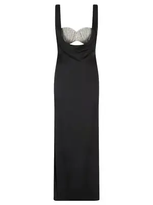 Giuseppe Di Morabito Embellished Sleeveless Dress - Black