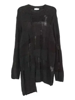 Yohji Yamamoto 5g Randome Sweater - Grey