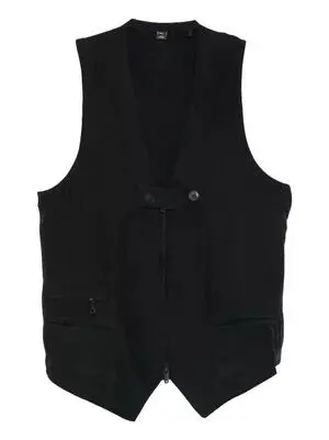 Y3 Button Zip Vest
