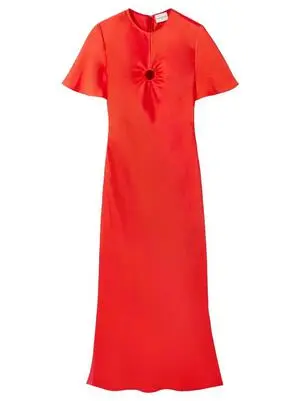 Claudie Pierlot Cutout Mini Dress - Red