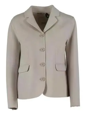 Max Mara Magia Patch-Pocket Jacket Neutrals