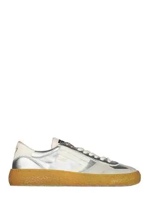 PURAAI Logo-Detail Sneakers Silver