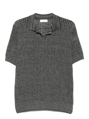 ROBERTO COLLINA Knitted T-shirt - Black