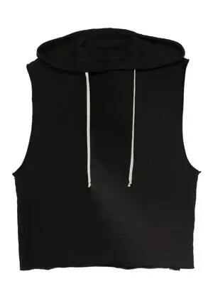 Rick Owens Hooded Vest - Black