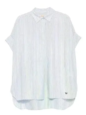 Max Mara Verve Striped Shirt Blue