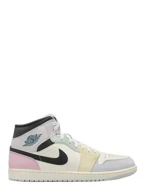 JORDAN Air 1 Mid Lace-up Sneakers - Neutrals