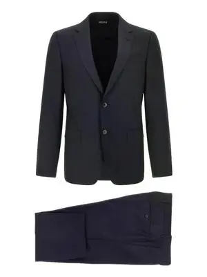 Zegna Single-breasted Suit - Blue