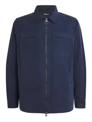 Barbour Cotton Twill Glendale Overshirt Navy