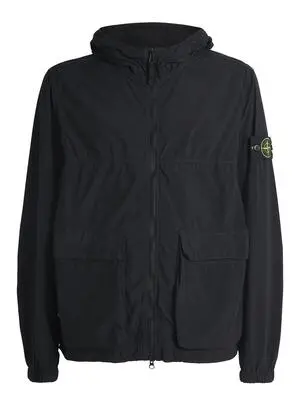 Stone Island Short Hooded Parka - Black