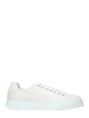 FERRAGAMO Leather Clayton Sneakers - White