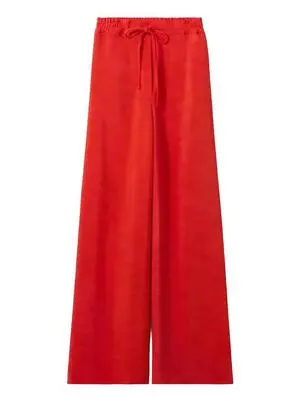 Claudie Pierlot Drawstring Wide-leg Trousers - Red