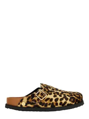 BIRKENSTOCK Birkenstock 1774 Boston Pony Hair Mule Leopard