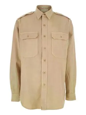 ROY ROGER'S Pocket Button Shirt - Neutrals