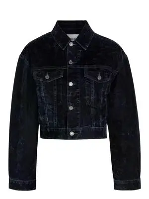 AGOLDE Buttoned Flap-pocket Jacket - Blue