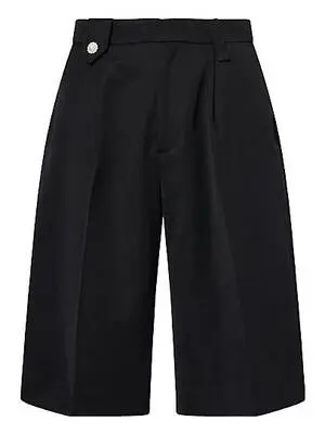 Simone Rocha Wide-leg Woven Shorts - Black