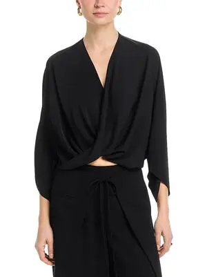 MAISON MARGIELA Long Sleeved Top - Black