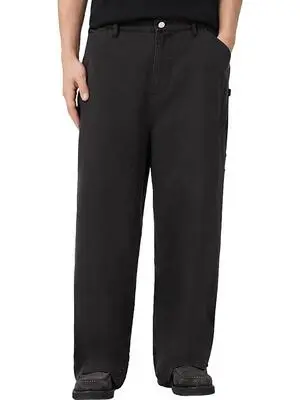 ALLSAINTS Jackson Relaxed Fit Trouser Pants Tanner Black