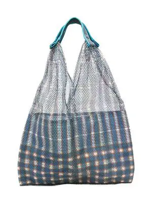 ÉPICE Patterned Shoulder Bag - Blue