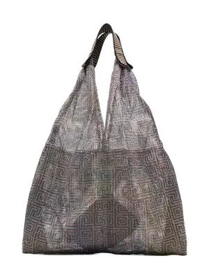 ÉPICE Patterned Tote Bag - Blue