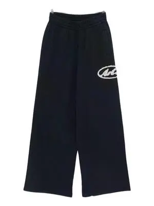 ARTE ANTWERP Circle Patch Logo Sweatpants - Black