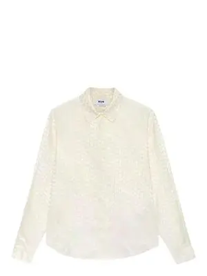 MSGM Patterned Shirt - Neutrals