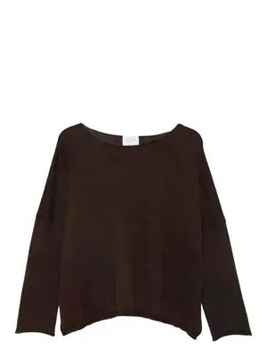BEYOU Long-Sleeve Top Brown