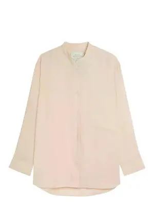 Studio Nicholson Collarless Shirt - Neutrals
