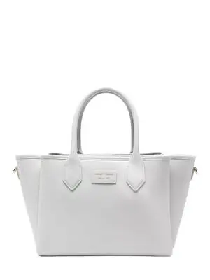 Emporio Armani Logo-patch Tote Bag - Grey
