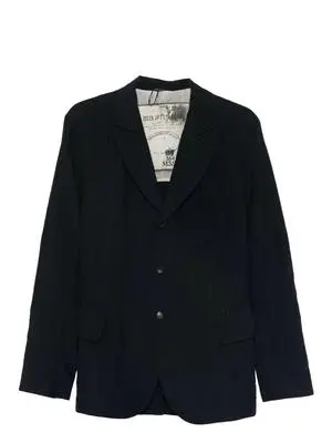 MASNADA Bia Button Textured Blazer
