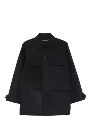 NICHOLSON & NICHOLSON Multi-pocket Shirt Jacket - Blue