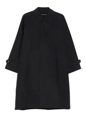 NICHOLSON & NICHOLSON Buttoned Trench Coat - Blue