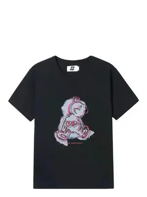 Izzue Graphic-print T-shirt - Black